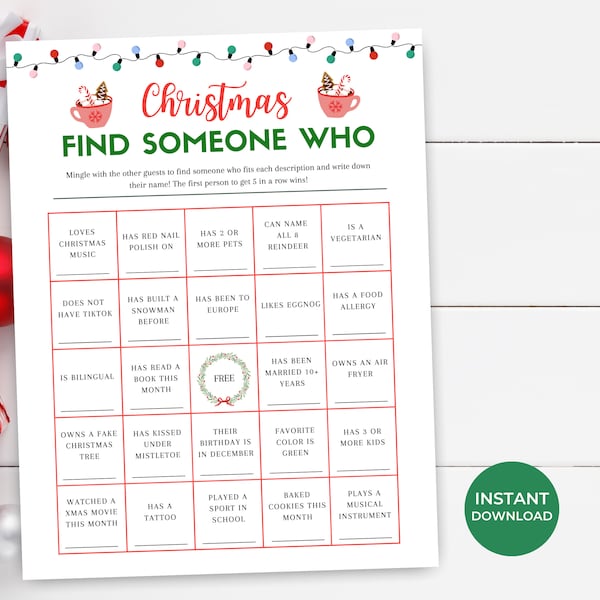 Christmas Party Game - Etsy