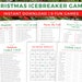 Christmas Icebreakers, Christmas Games for Adults, Holiday Party Games ...