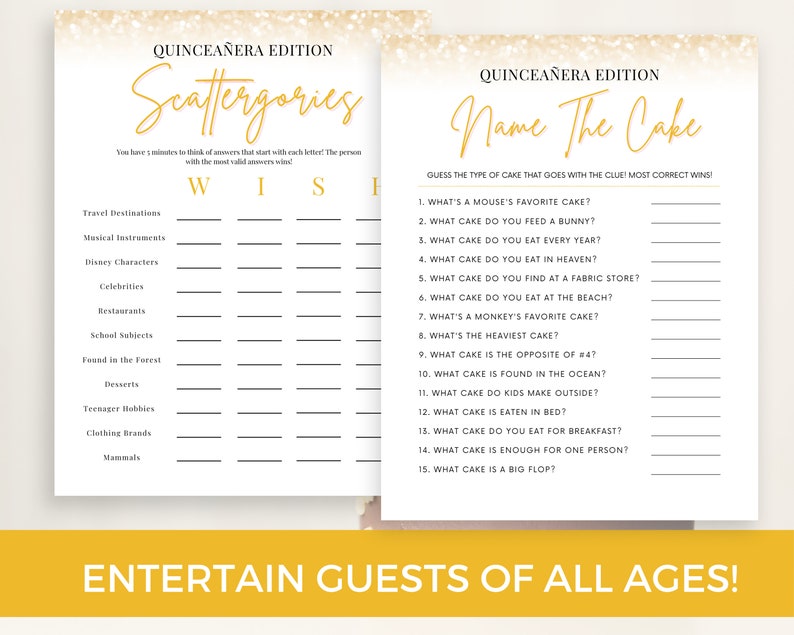 Quinceanera Games, Quinceanera Party Ideas, Quinceañera Games, 15th ...