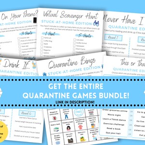 Virtual Scavenger Hunt Quarantine Edition Game for Adults Quarantine ...