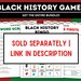 Black History Word Scramble, Black History Game, Black History Month ...