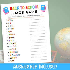 Back to School Game Printable, Classroom Games, Classroom Icebreakers ...