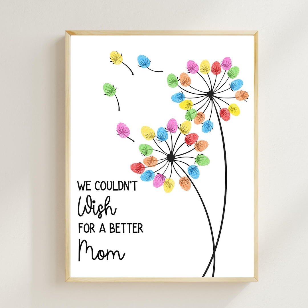 Mother's Day Handprint Art Craft From Kids, Mommy Handprint Fingerprint ...