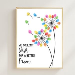 Mother's Day Handprint Art Craft From Kids, Mommy Handprint Fingerprint ...