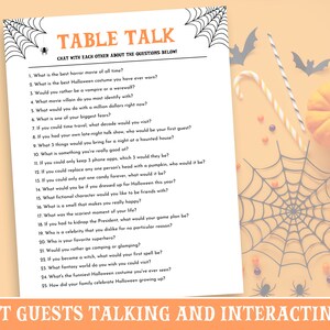 Halloween Icebreaker Questions, Halloween Conversation Starters ...