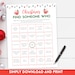 Christmas Find Someone Who, Christmas Icebreaker Game, Christmas Office ...