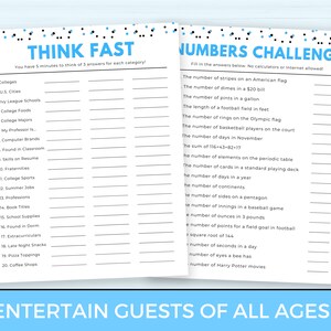 College Trunk Party Games, College Going Away Party Games, College Send ...