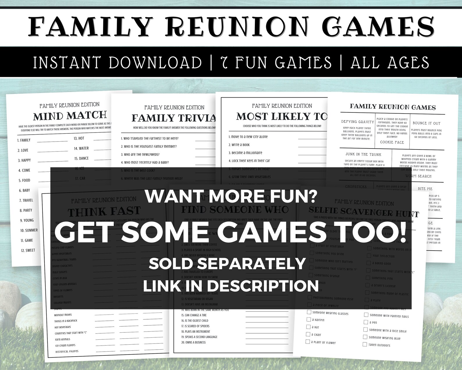 Family Reunion Awards, Printable Family Reunion Awards, Family Reunion ...