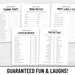 Office Games Bundle Editable, Office Party Games Printable, Work Party ...