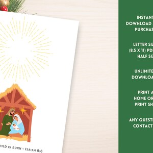 Christmas Nativity Handprint Art, Christian Handprint Art, Sunday ...
