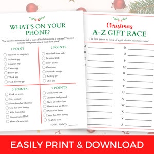 Christmas Icebreakers, Christmas Games for Adults, Holiday Party Games ...