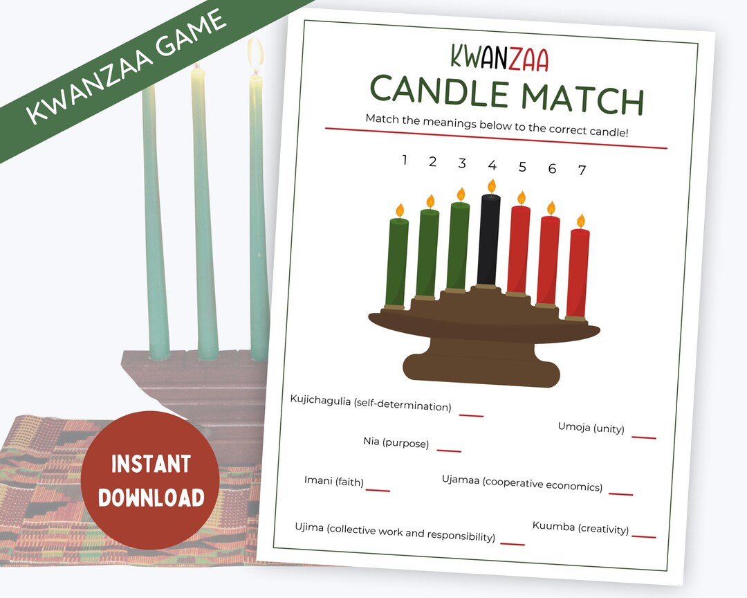 Kwanzaa Games, Printable Kwanzaa Games, Kwanzaa Candle Meaning, Fun ...