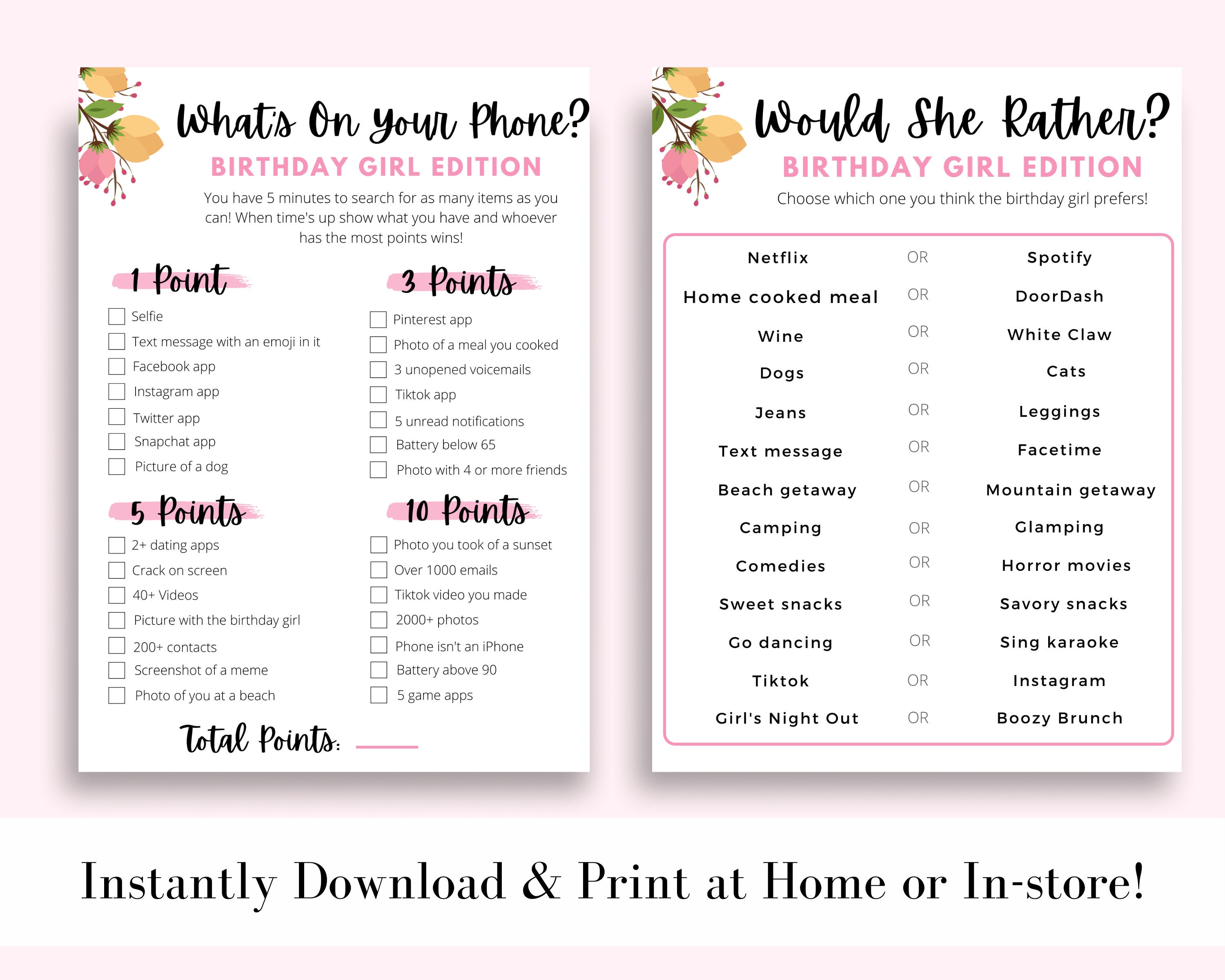 Quarantine Birthday Games Adult Birthday Party Games Adult - Etsy