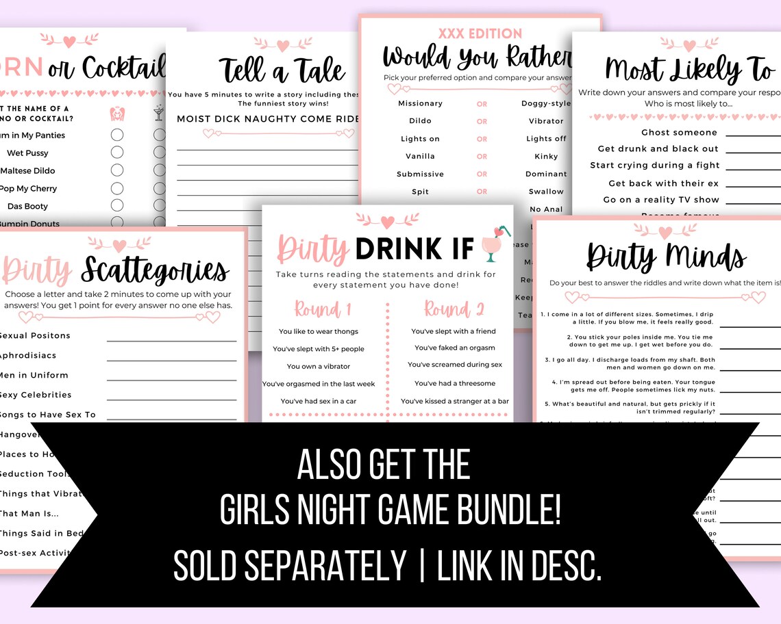 Most Likely To Funny Party Games Adult Party Game Girls - Etsy
