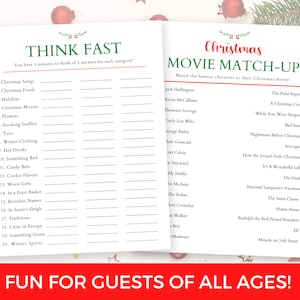 Christmas Icebreakers, Christmas Games for Adults, Holiday Party Games ...