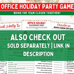 Christmas Icebreaker Game, Christmas Conversation Game, Printable ...
