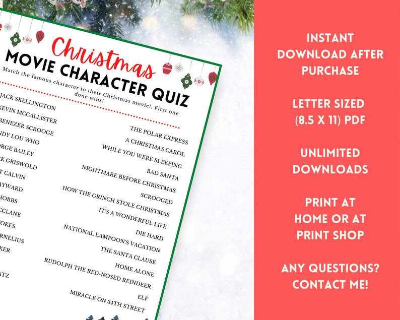 Printable Christmas Party Games, 20 Christmas Games Bundle, Christmas ...