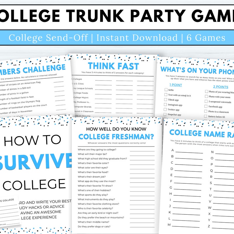 College Send Off - Etsy