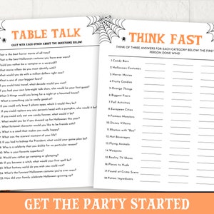 Halloween Icebreaker Games, Halloween Icebreaker Activities, Dinner ...