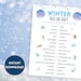 Winter Party Game, Printable Winter Games, Winter This or That, Party ...