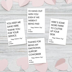 Funny Coworker Valentine Cards, Funny Workplace Valentine Cards, Office ...