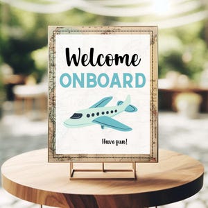 Travel Party Signs Bundle, Travel Adventure Graduation Party Bridal ...