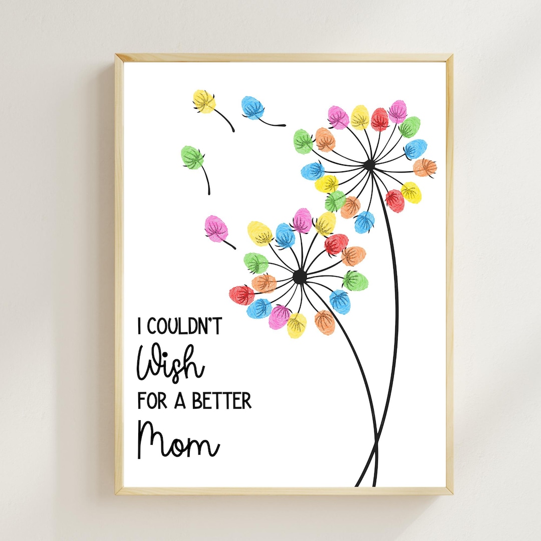 Mother's Day Handprint Art Craft, Mommy Handprint Fingerprint Craft ...