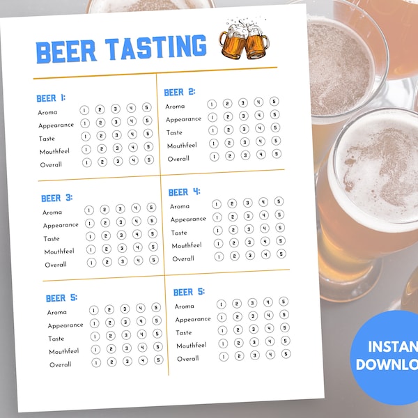 Printable Beer - Etsy