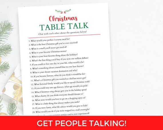 Christmas Icebreaker Questions