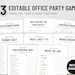 Office Games Bundle Editable, Office Party Games Printable, Work Party ...