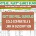 Football Think Fast, Football Games, Sports Party Game, Football Party ...