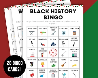 Black History Month Bingo, Black History Month Games, Black History ...