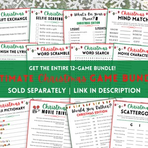 Reindeer Fact or Fiction, Christmas Trivia Game, Christmas Party Game ...