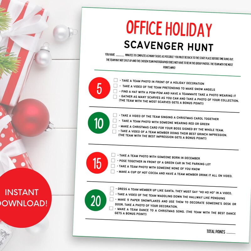 Safety Scavenger Hunt - Etsy