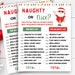 Naughty or Nice Christmas Game, Christmas Game Printable, Office ...