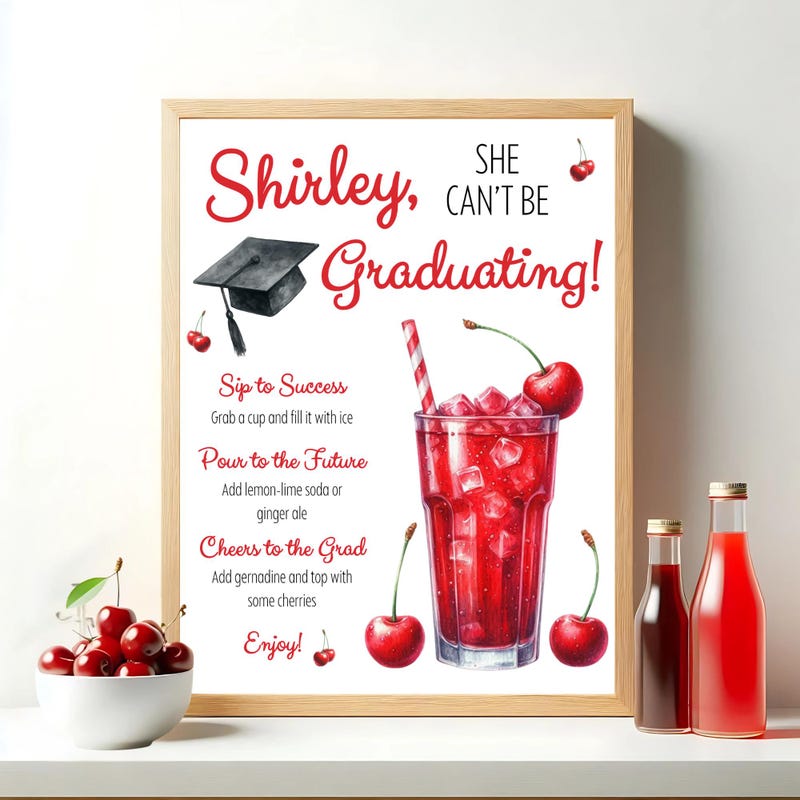 Shirley Shes Not Graduating Sign - Etsy
