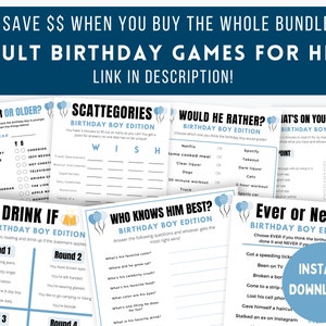 What's on Your Phone Game, Birthday Party Games for Him, Fun Birthday ...