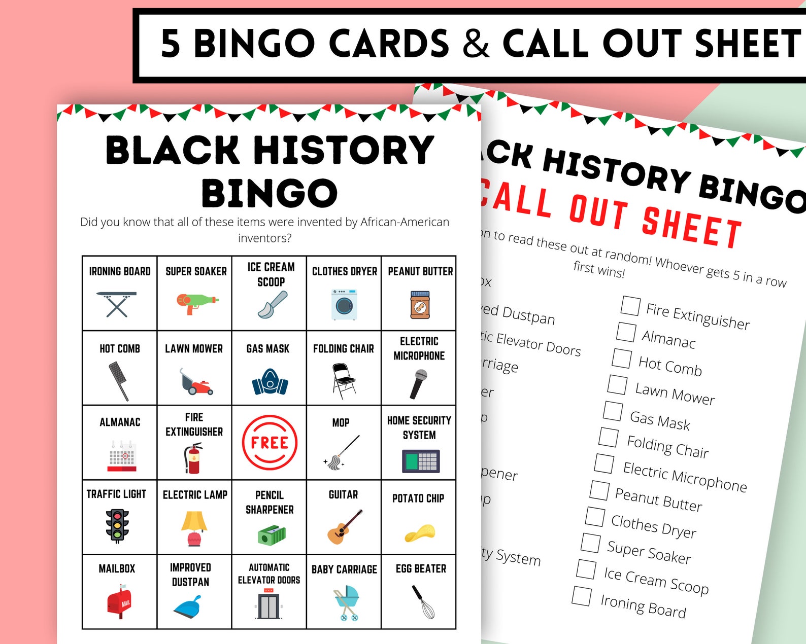 Black History Games Bundle Black History Month Games Black - Etsy