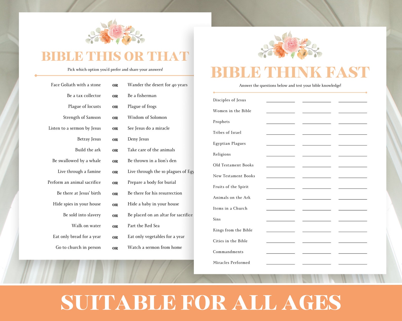 Printable Bible Games Church Party Games Bible Study Games - Etsy