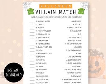 Halloween Match Game - Etsy