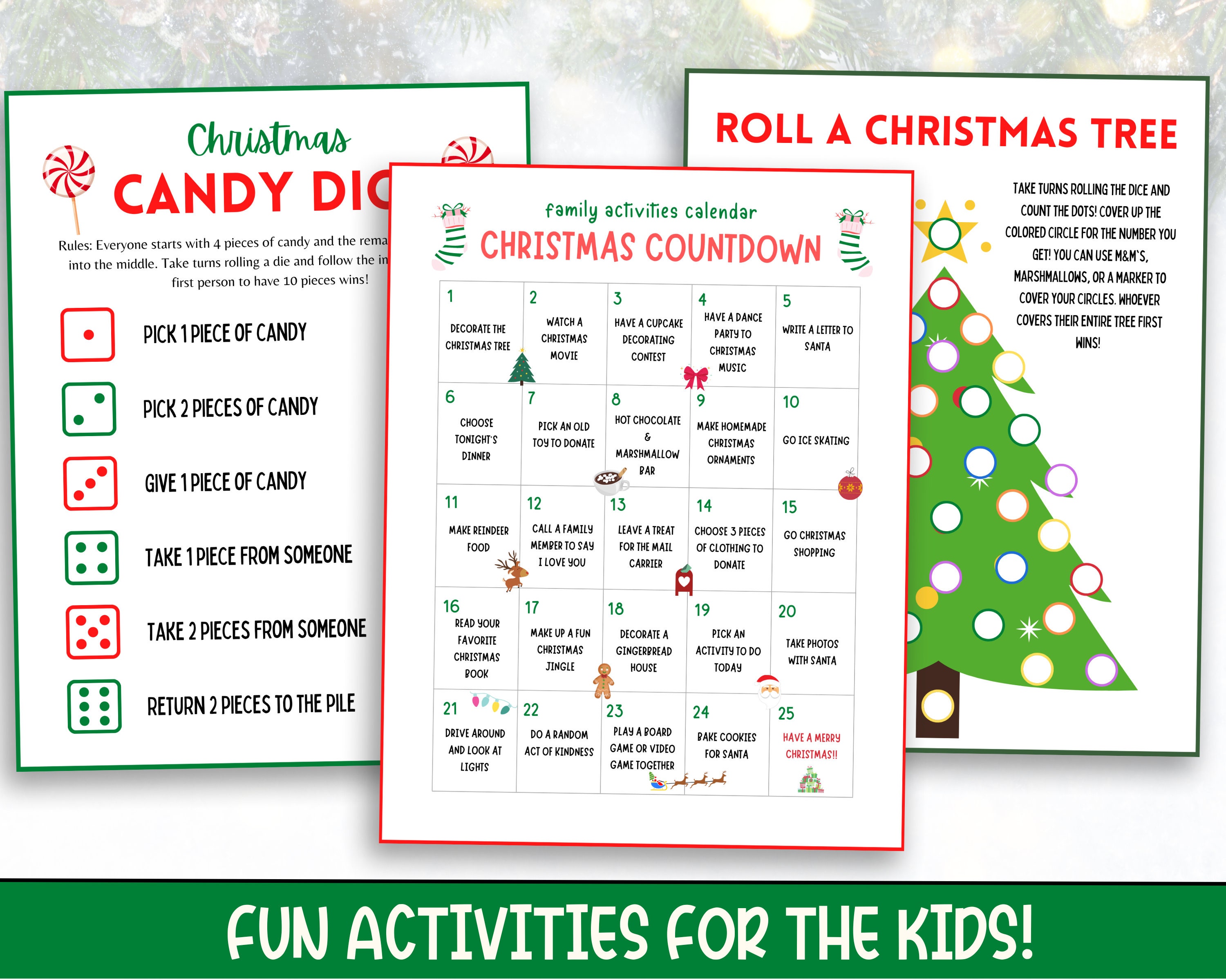 Printable Christmas Party Games 20 Christmas Games Bundle - Etsy