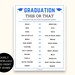 Graduation This or That, Printable Graduation Games, Graduate Games ...