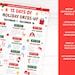 12 Days of Christmas Dress up Flyer, Holiday School Spirit Week ...
