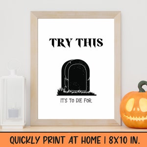 Halloween Food Sign, Food Sign Halloween, Halloween Party Sign ...