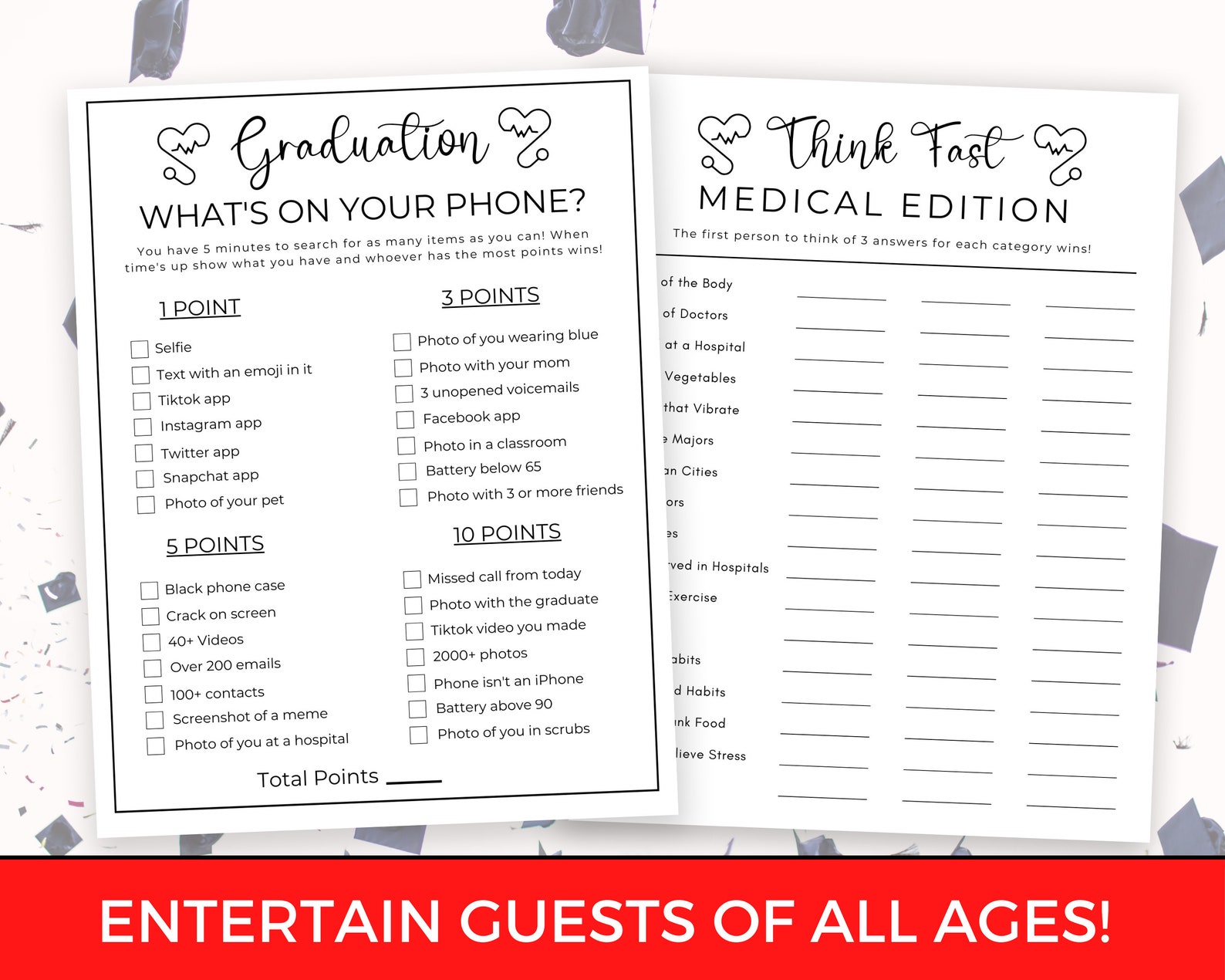 Nurse Graduation Games, Nursing School Graduation Games, Nurse ...