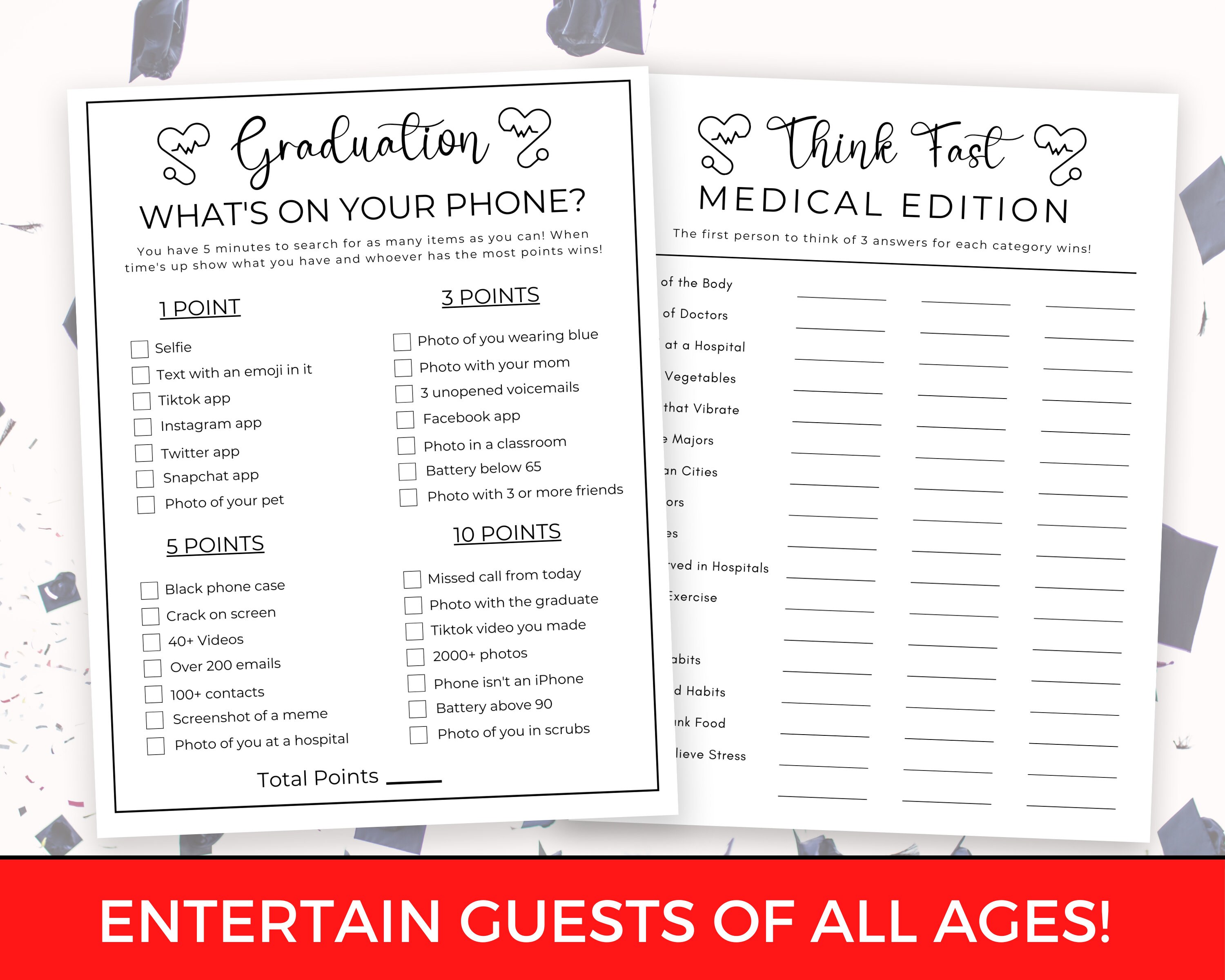 Nurse Graduation Games, Nursing School Graduation Games, Nurse ...