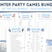 Winter Trivia Game, Printable Winter Games, Party Games for All Ages ...