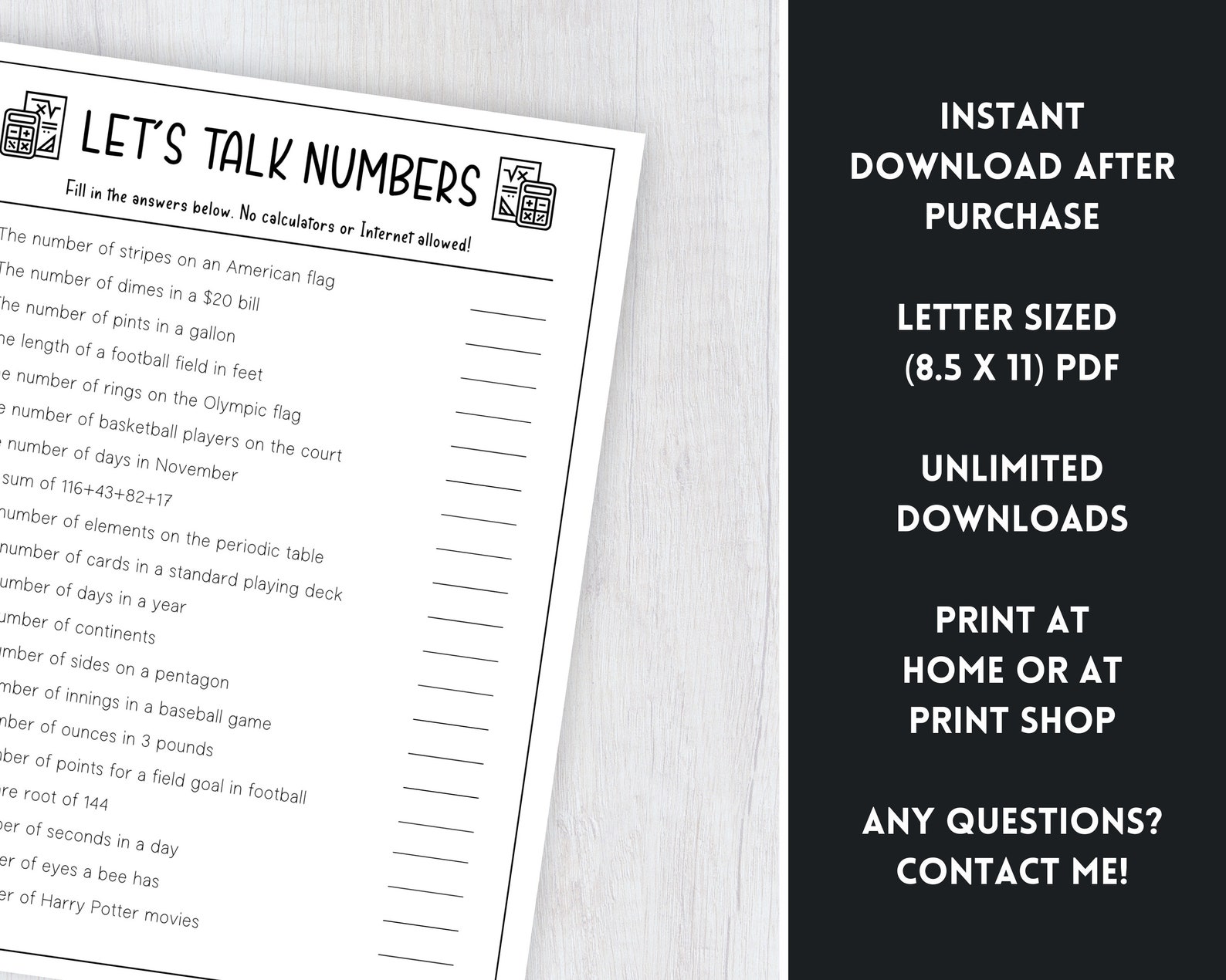 Party Starter Game, Icebreaker Game for Adults, Trivia Game, General ...