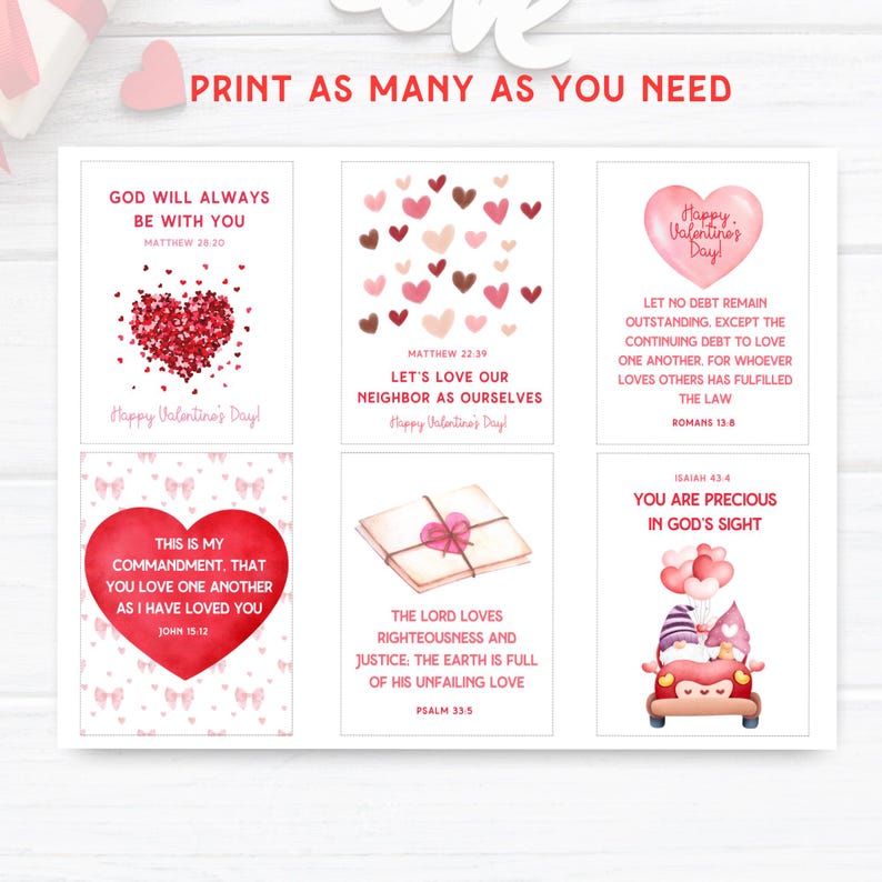 Christian Scripture Valentine Cards, Valentine's Day Scripture Greeting ...