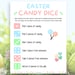 Easter Game for Kids, Candy Dice Game, Easter Party Games for Kids ...